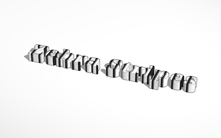 3d Design Zebra Stripes Tinkercad