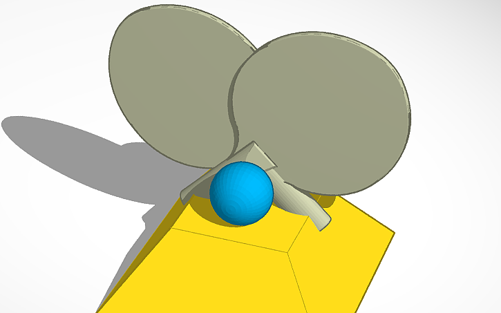 3D design Ping pong trophy - Tinkercad