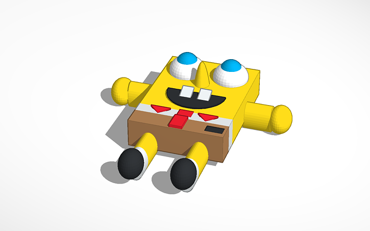 3d Design Spongebob Tinkercad
