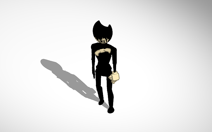 3D design ink demon bendy - Tinkercad