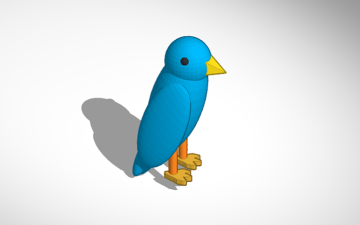 3D design Bird - Tinkercad