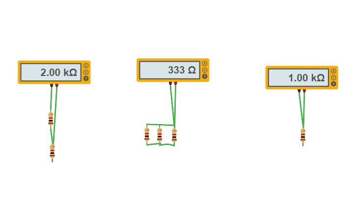 Circuit Design Resistors Tinkercad