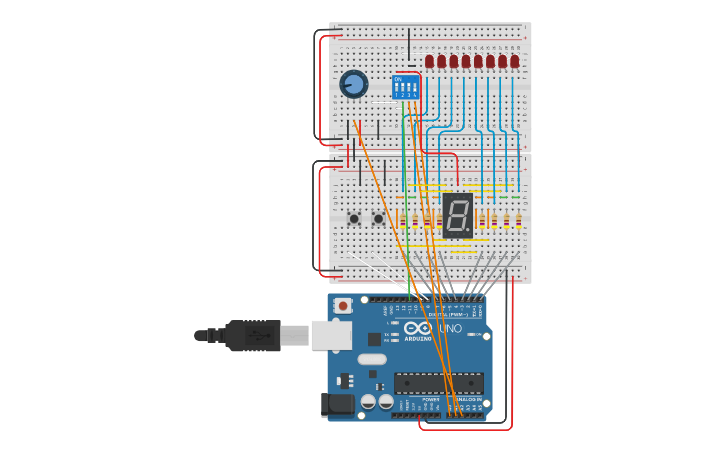 Circuit design MICI Mini Project - Tinkercad