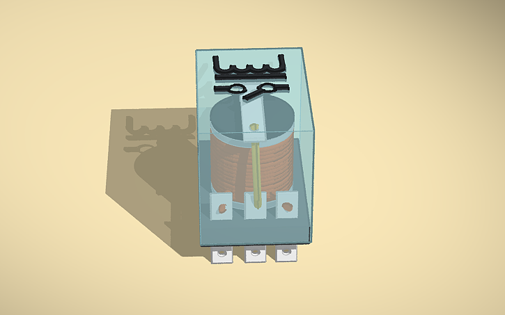 3D design Relay_SPST - Tinkercad