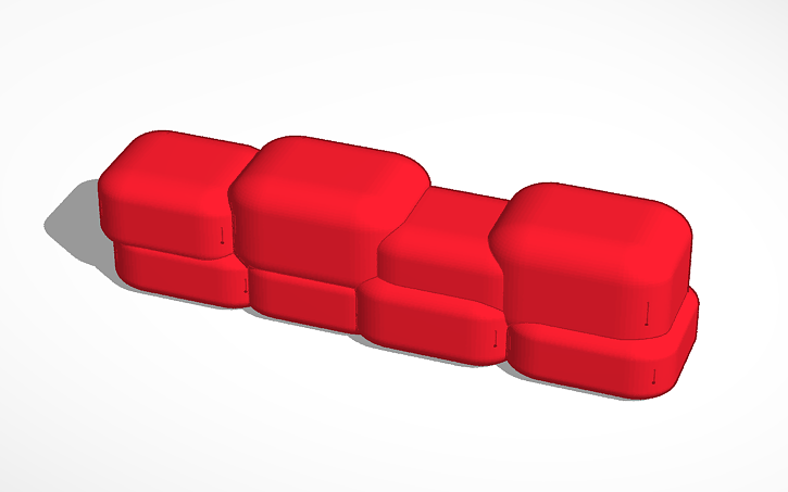 3D design Stone Wall - Tinkercad