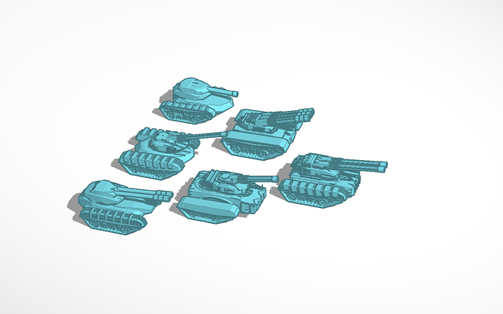 3D design tank triangle | Tinkercad