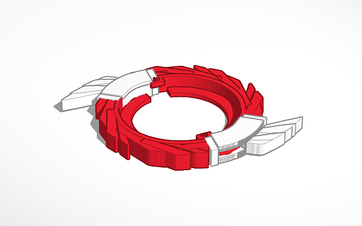 3D design Cyclone Blade Frame - Tinkercad