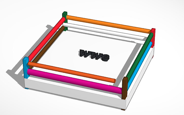 3D design wwe ring | Tinkercad