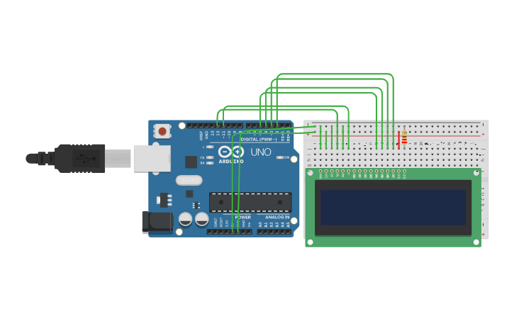 Circuit Design Эксперимент 3 Tinkercad