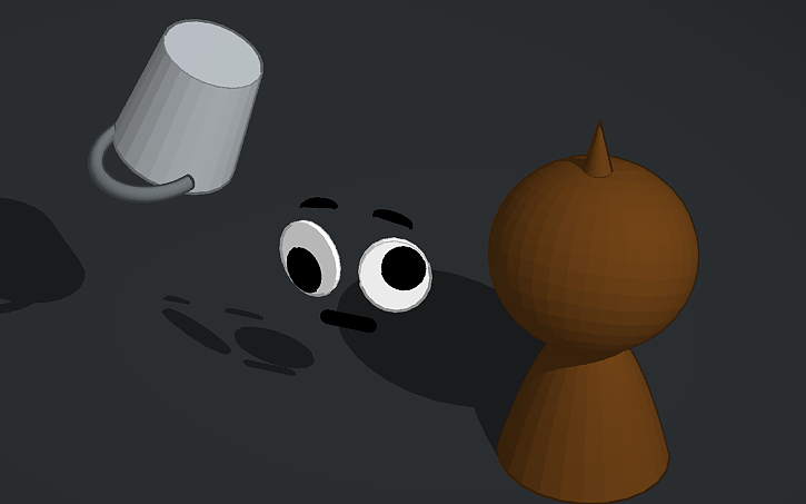 3D design Brown sprunki - Tinkercad