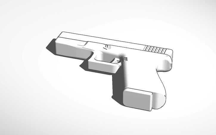 3D design Pistol - Tinkercad