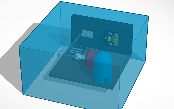 3D design What Blue thinks happened - Tinkercad