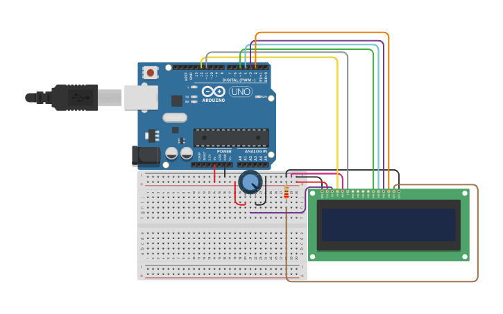 Circuit design L9 Digital Display - Tinkercad