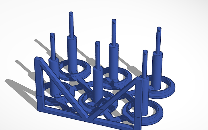 3D design Tyre Rack | Tinkercad