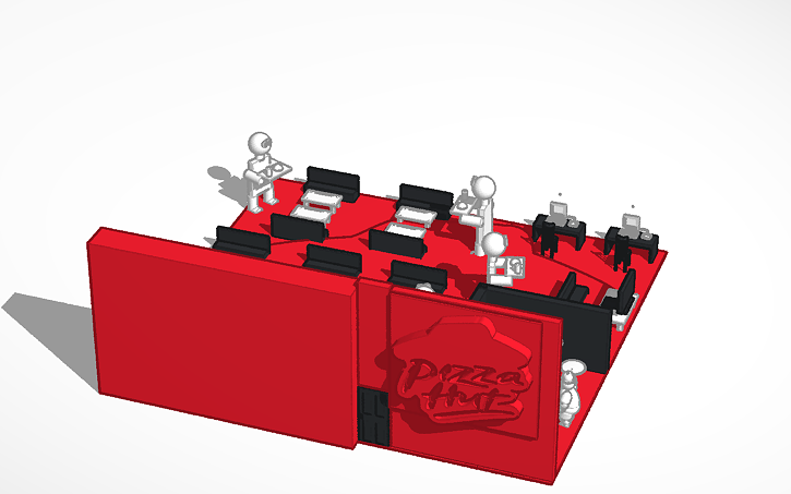 3D design Restaurant - Tinkercad