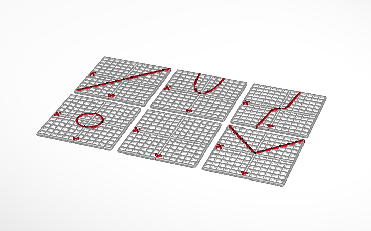 3D design Braille Graphs - Tinkercad