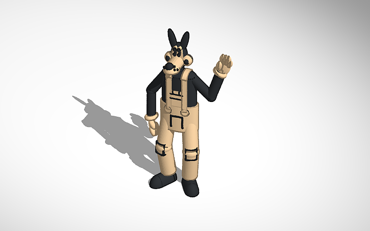 3D design boris the wolf batim - Tinkercad