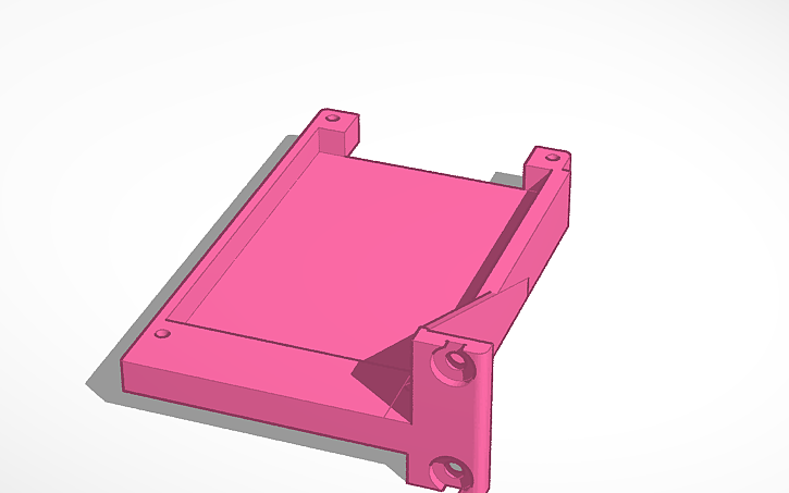 3D design ZimaBoard Rack Mount - Right Side - Tinkercad