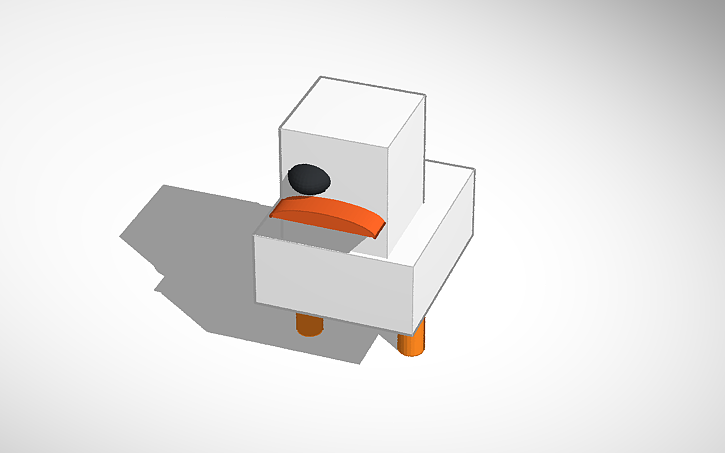 3D design Chicken with one eye :( - Tinkercad