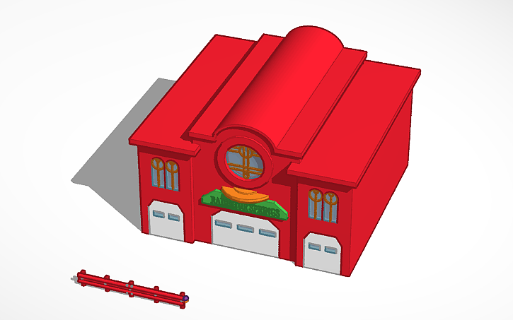 3D design Radiator Springs - Tinkercad