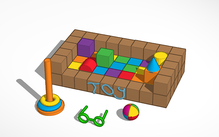 3D design Toy Chest | Tinkercad