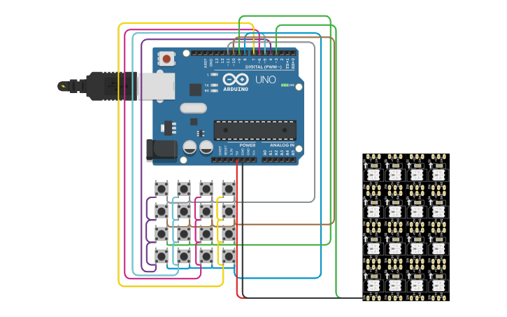 Circuit Design Arduino Tic Tac Toe Game Tinkercad 7480