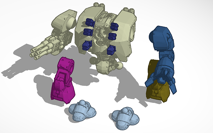 3D design Copy of Kraken Tomb Walker warhammer 40k - Tinkercad