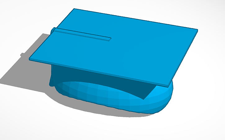 3d Design Graduation Cap Tinkercad