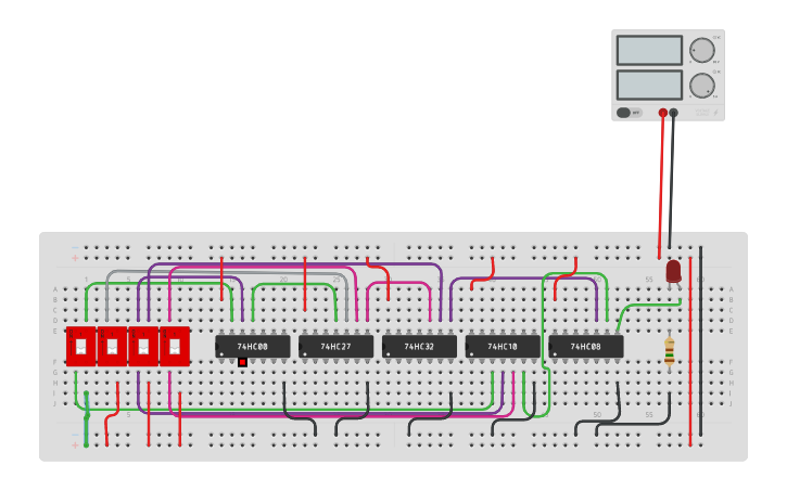 Circuit design Circuito 2 | Tinkercad