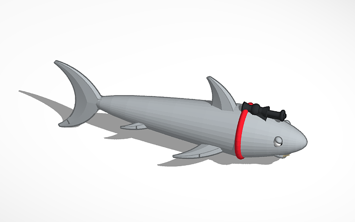 3D design Laser Shark | Tinkercad