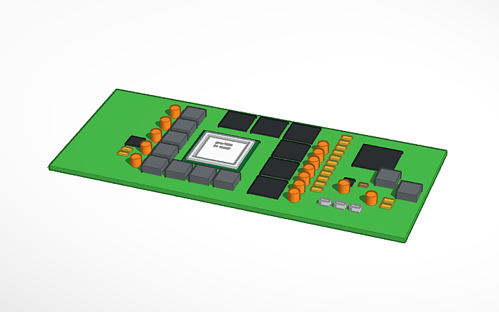 3D design silicon unix grc 1050 rt | Tinkercad