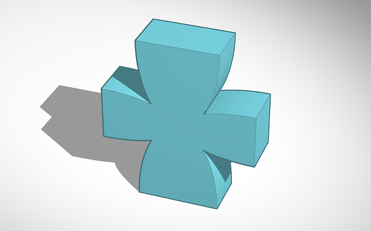 3D design Cross - Tinkercad
