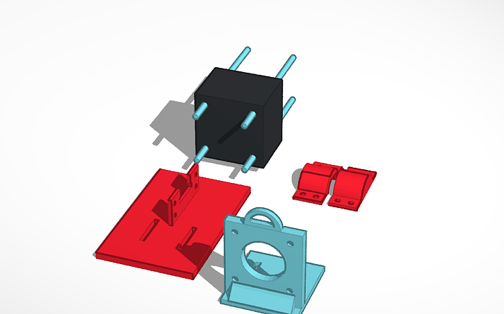 3D design pan tilt stepper | Tinkercad