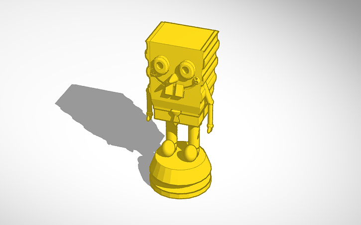 3D design Spongebob Chess Piece | Tinkercad
