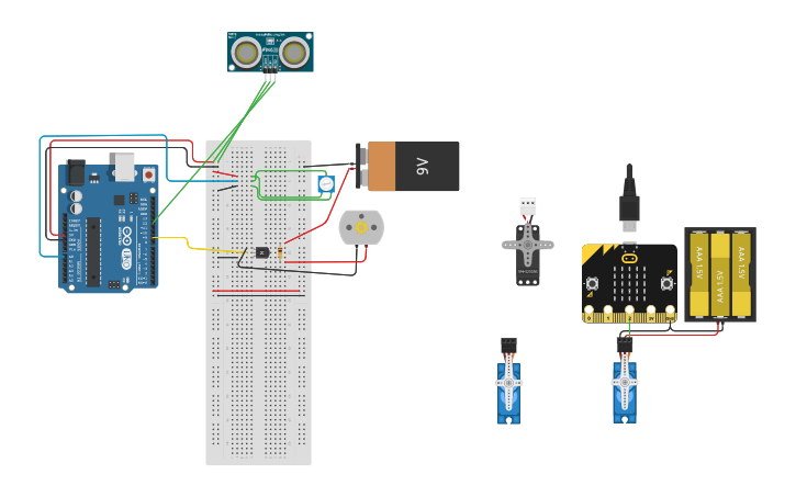 Circuit design Copy of Controlar motor DC - Tinkercad Circuit design Copy of Controlar motor DC - Tinkercad