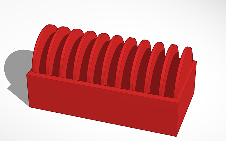 3d Design Copy Of Cr2032 Coin Battery Holder Gadget Tinkercad