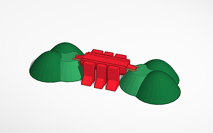 3D design A.degisn Build a Bridge Challenge - Tinkercad