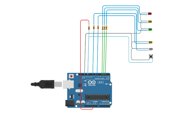 Circuit design LAMPU JALAN - Tinkercad Circuit design LAMPU JALAN - Tinkercad