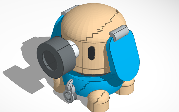 3D design Jessie turret - Tinkercad