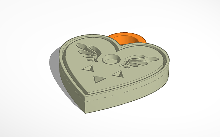 3D design Deltarune Heart | Tinkercad