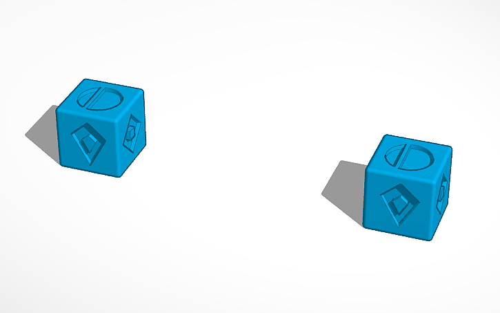 3D design Copy of Sabacc Dice | Tinkercad