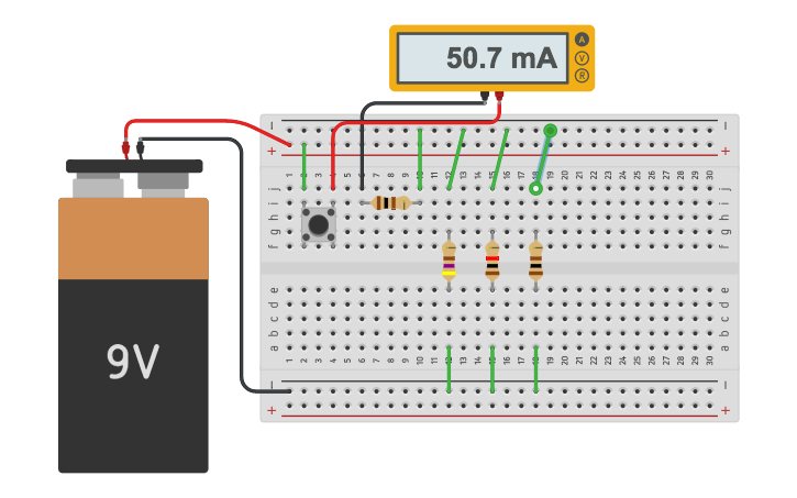 Circuit design Combination Circuit - Tinkercad