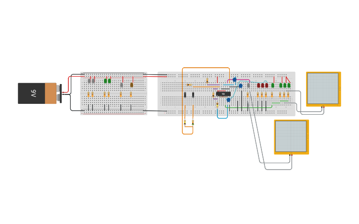 Circuit design montage final 556 | Tinkercad