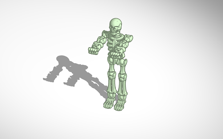 3D design Skeleton - Tinkercad