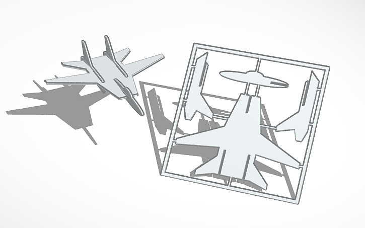 3D design AIRPLANE ASSEMBLY KIT - Tinkercad