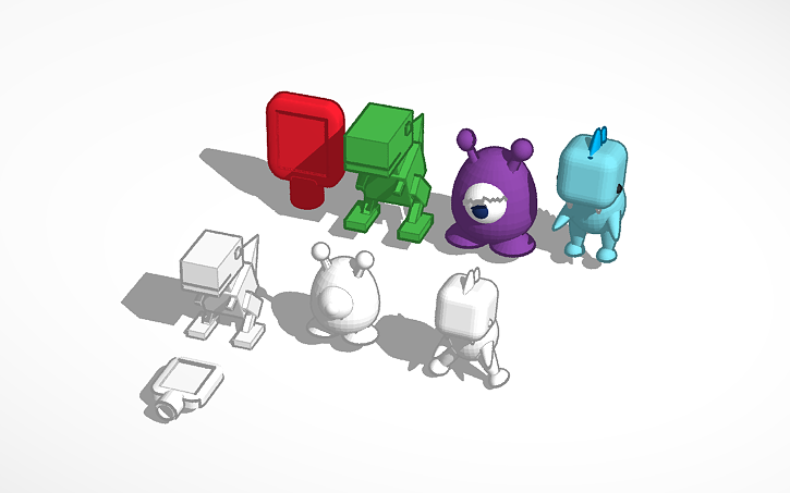 3D design ideas for pencil toppers - Tinkercad