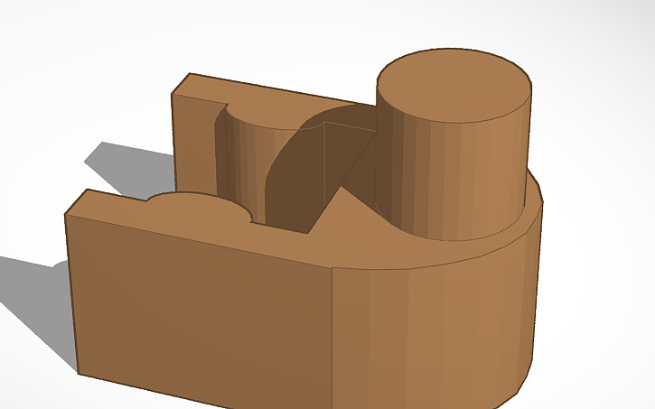 3D design Knex Tan Connector - Tinkercad
