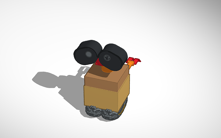 3D design WALL E - Tinkercad