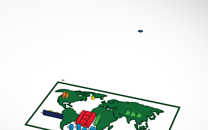 3D design Copy of World Model - Tinkercad