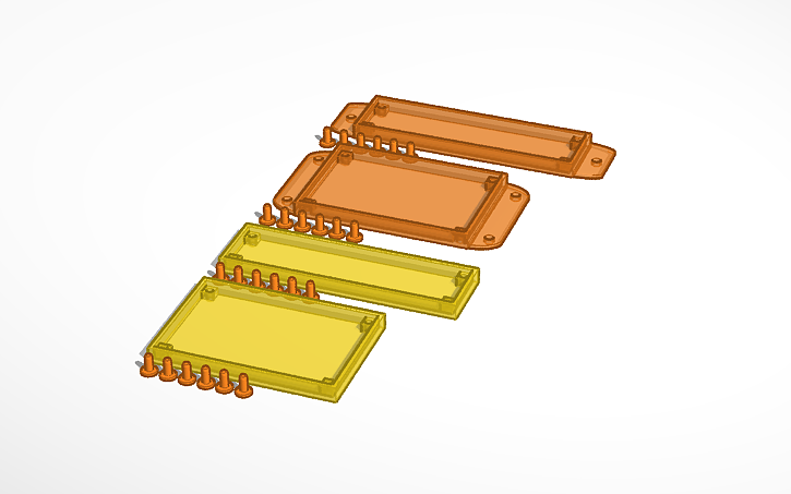 3D design PCB holder 20x80 - 40x60 - 50x70 | Tinkercad